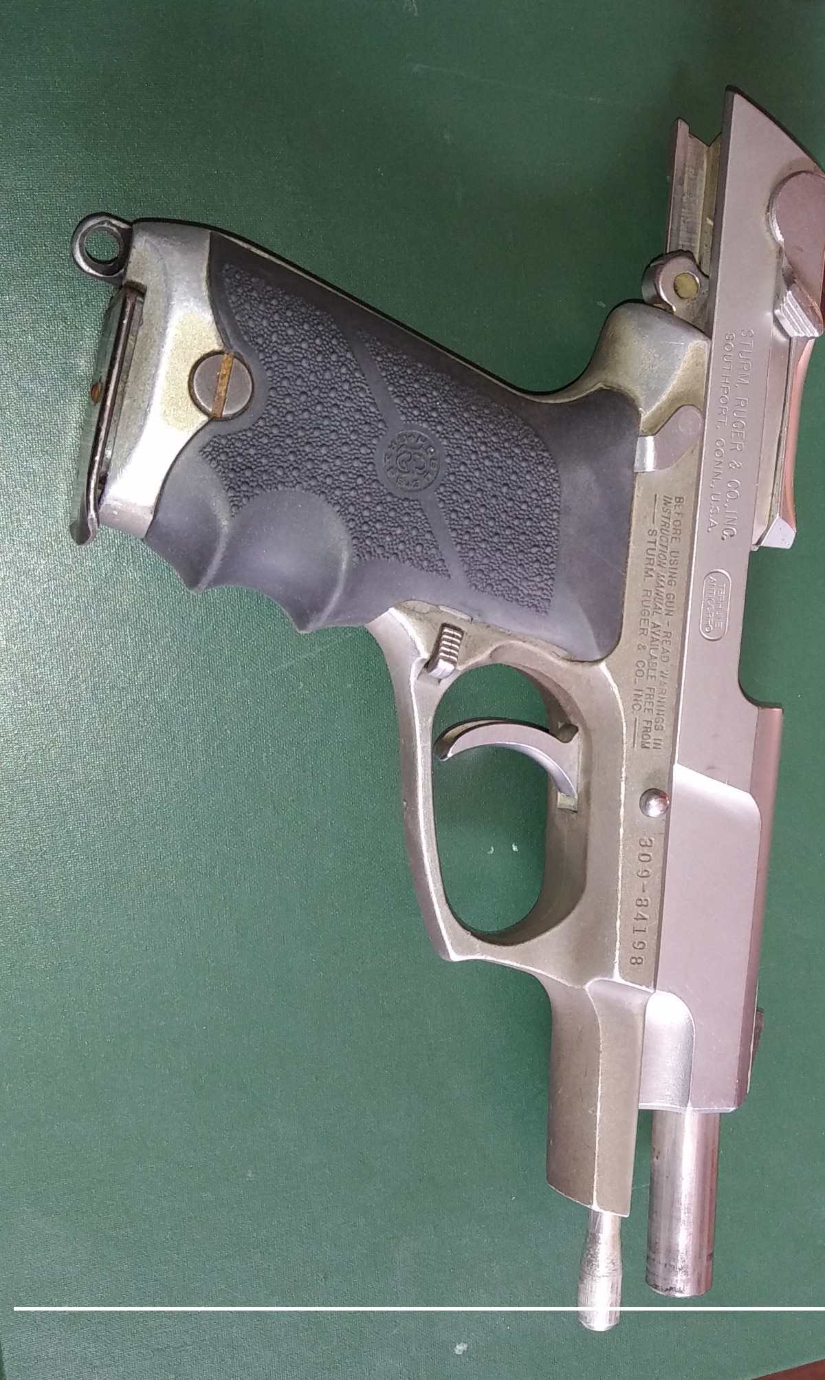Ruger - P89, great shooter, dependable, hogue grips, stainless slide ...