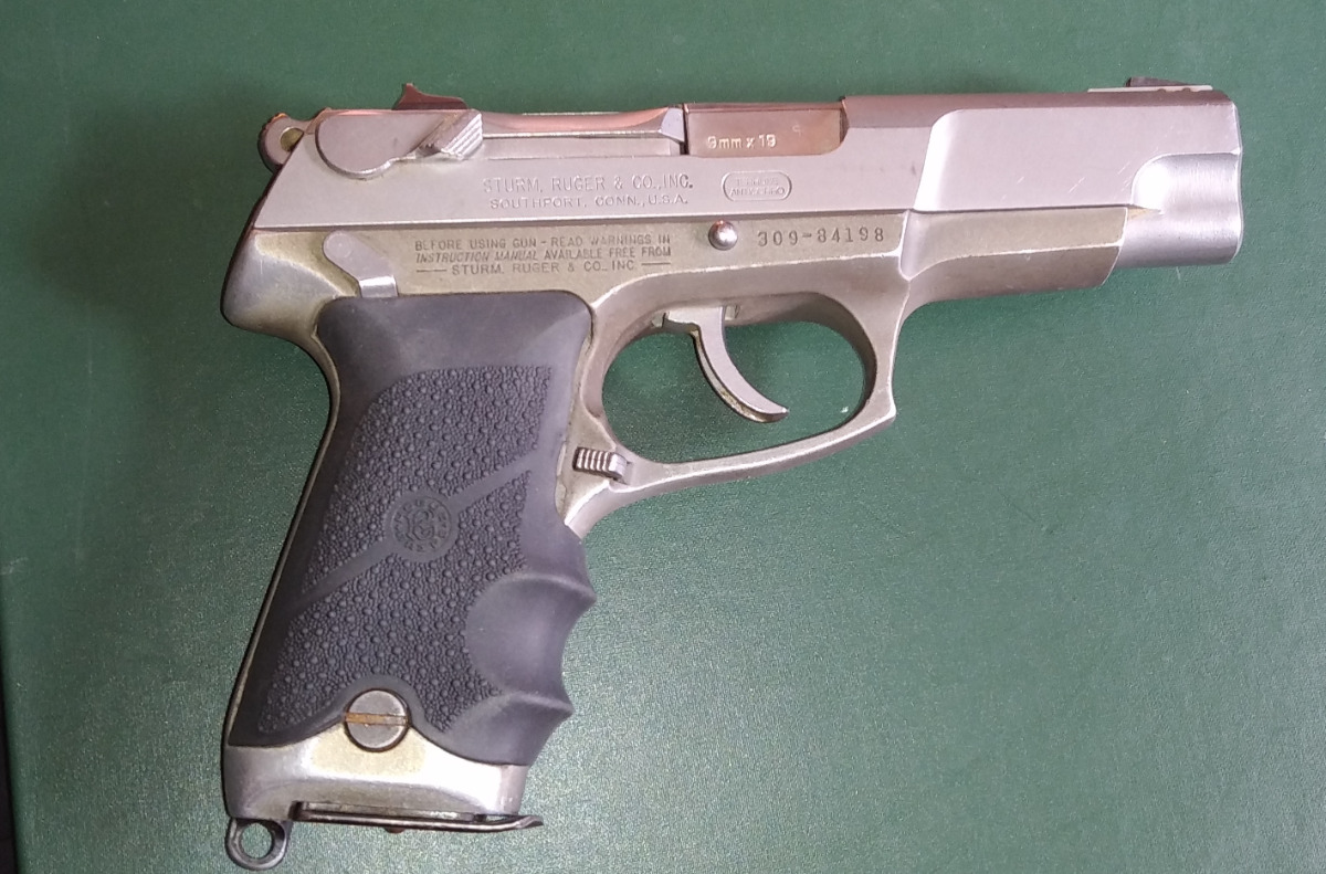 Ruger P89, Great Shooter, Dependable, Hogue Grips, Stainless Slide ...