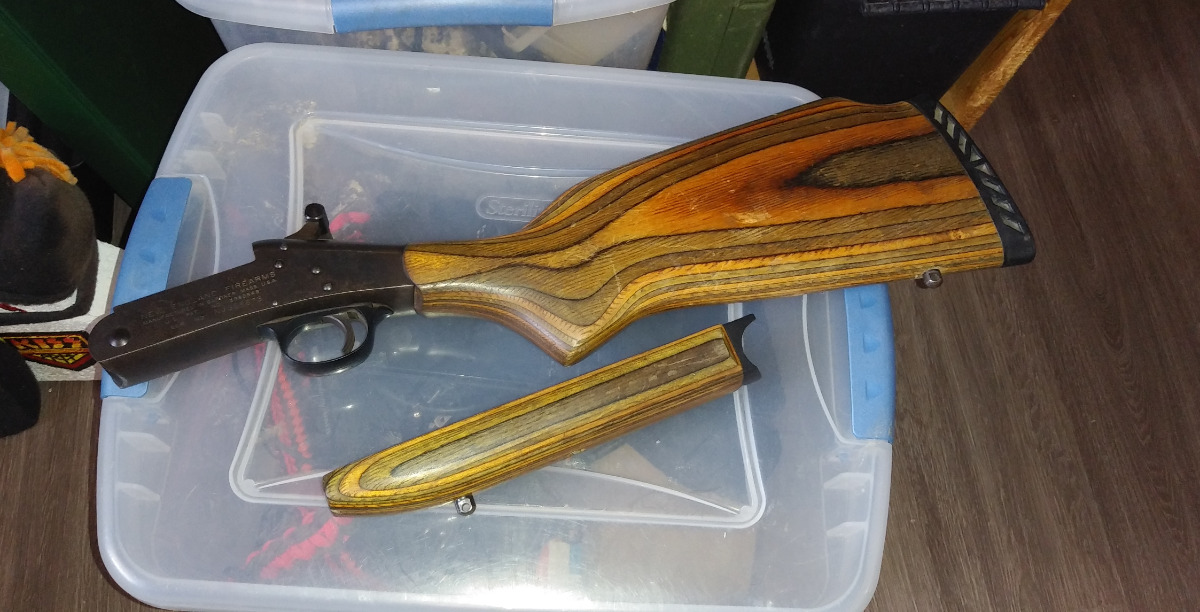 NEF H&R SB2 Ultra rifle receiver and furniture, stock and forend,sling ...