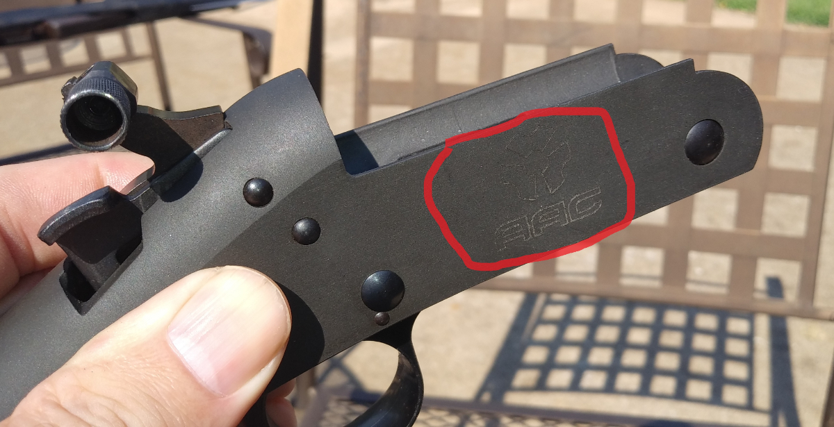 H&R 1871, Nef, Handi Rifle Receiver Sb2, Stamped "Aac" Free Shipping ...