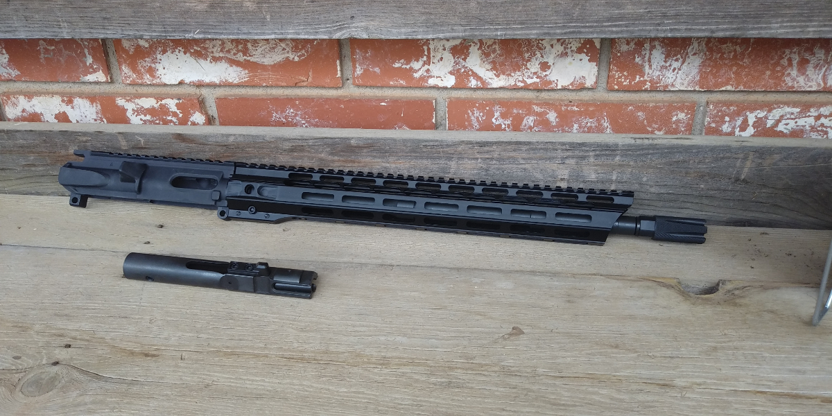 Anderson 9MM upper, PCC, 16 inch barrel, slick sided upper, Bolt ...