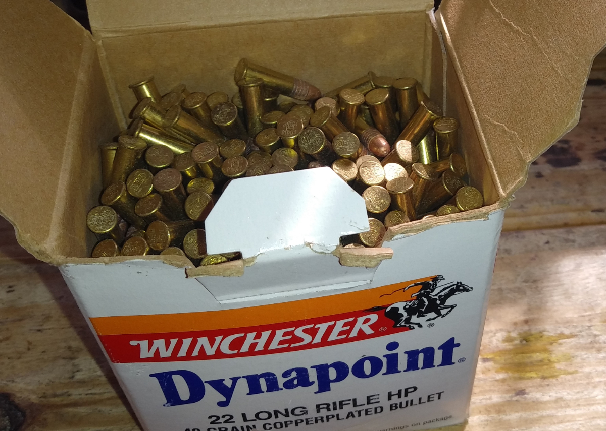 winchester - Dynapoint brick of .22 lr long rifle, ~500 rnds, rimfire ...