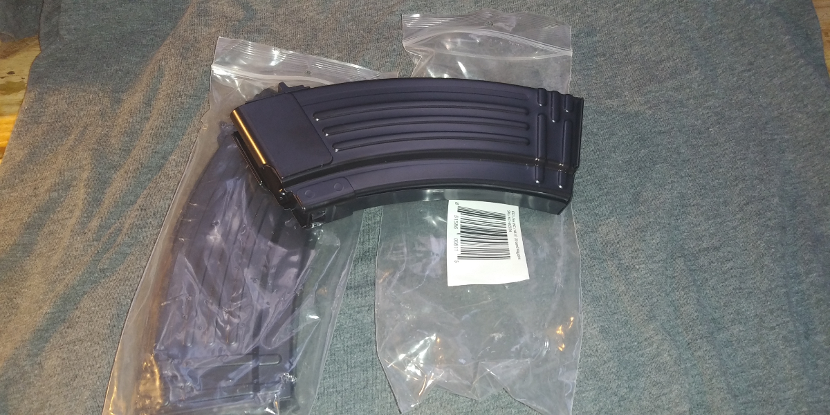 Two New Kci Ak Magazines, 20 Rounds, New In The Package, Steel, Ak47 7 ...