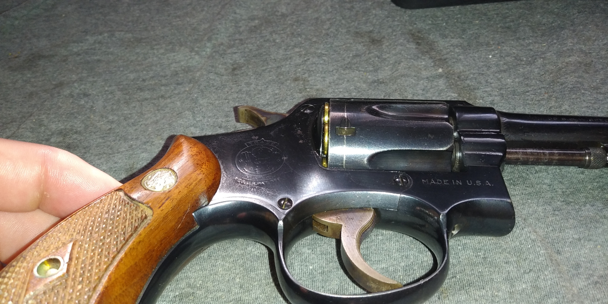Smith & Wesson S&W Victory Model, Pre Model 10, K Frame, Reblued, Great ...