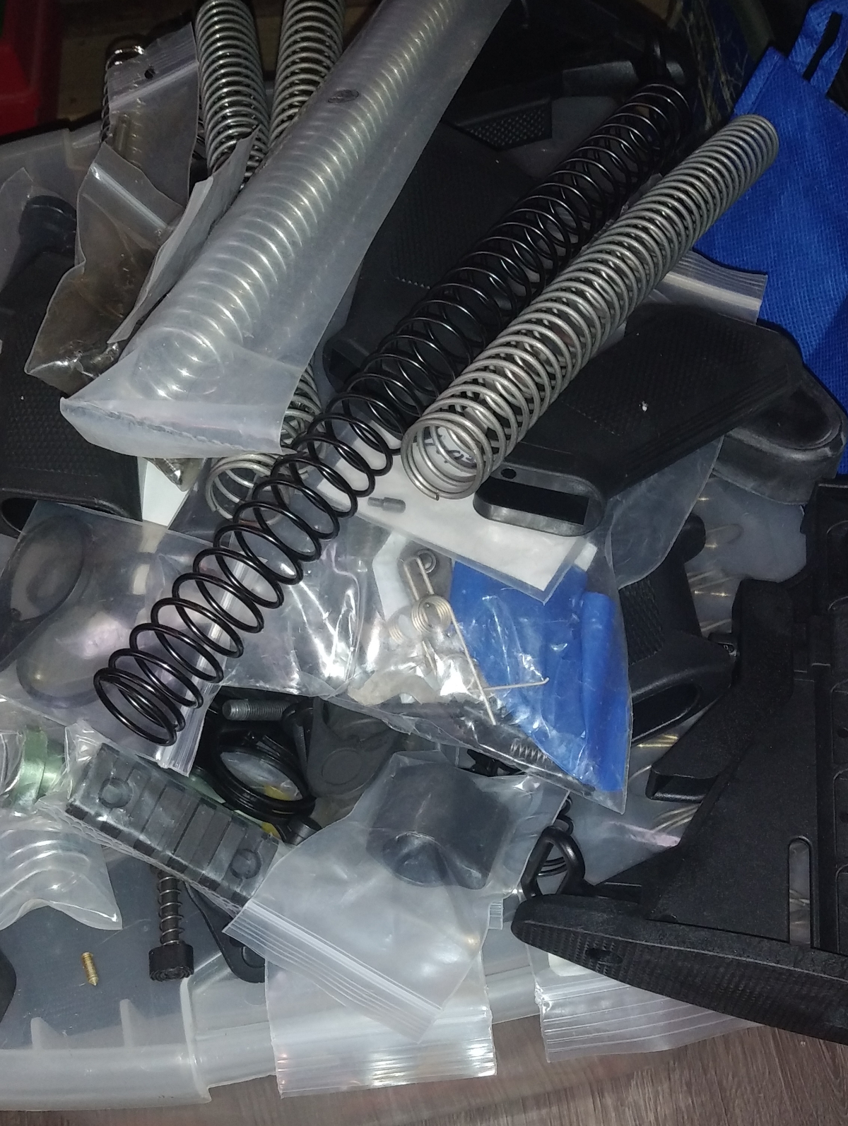 Unknown Lot Of Ar 15, Msr Parts, Stocks, Buffers, Springs, Lower Parts ...