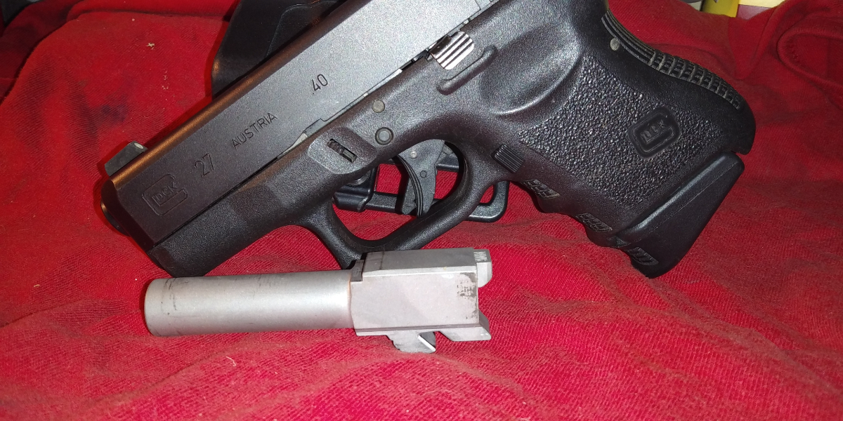 G27, Gen3 Glock 27, With Upgrades, Extra 9mm Barrel And Magazine ...