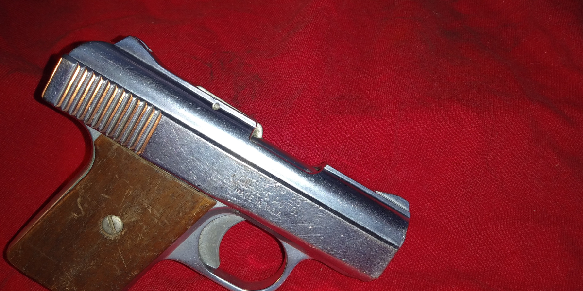 Raven Arms Raven Mp-25, 25 Auto, Chrome Pocket Gun, Tested-Works, Free ...