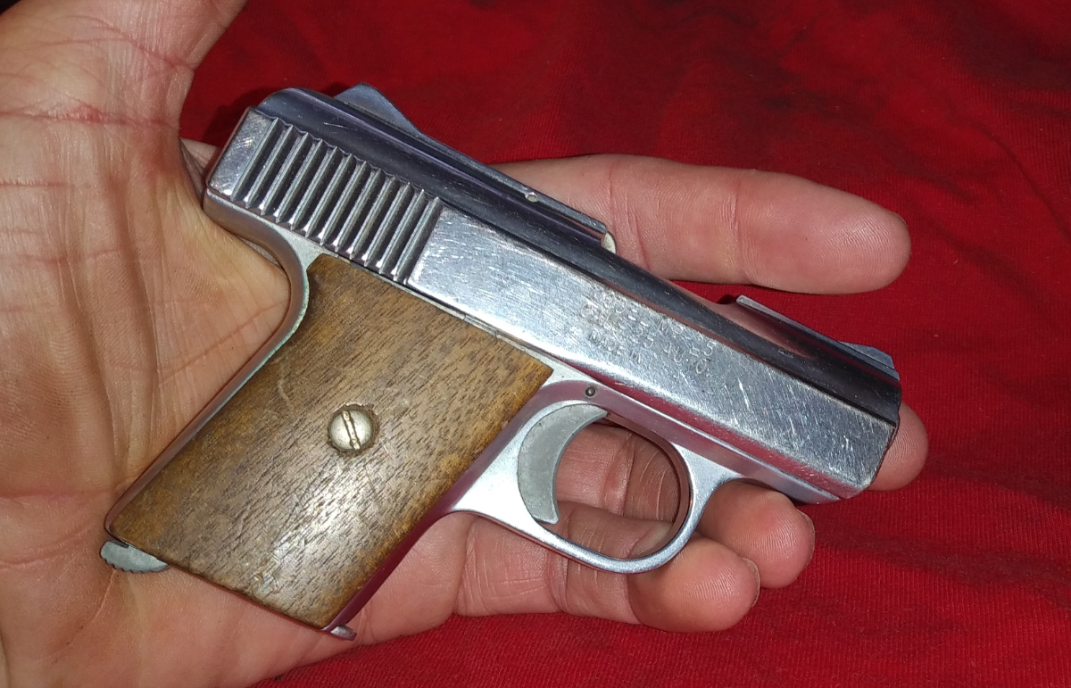 Raven Arms Raven Mp-25, 25 Auto, Chrome Pocket Gun, Tested-Works, Free ...