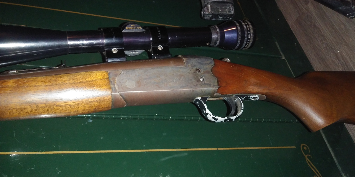 Savage 219 B .22 Hornet, 26 Inch Barrel, Tight Lock Up Redfield 6x ...