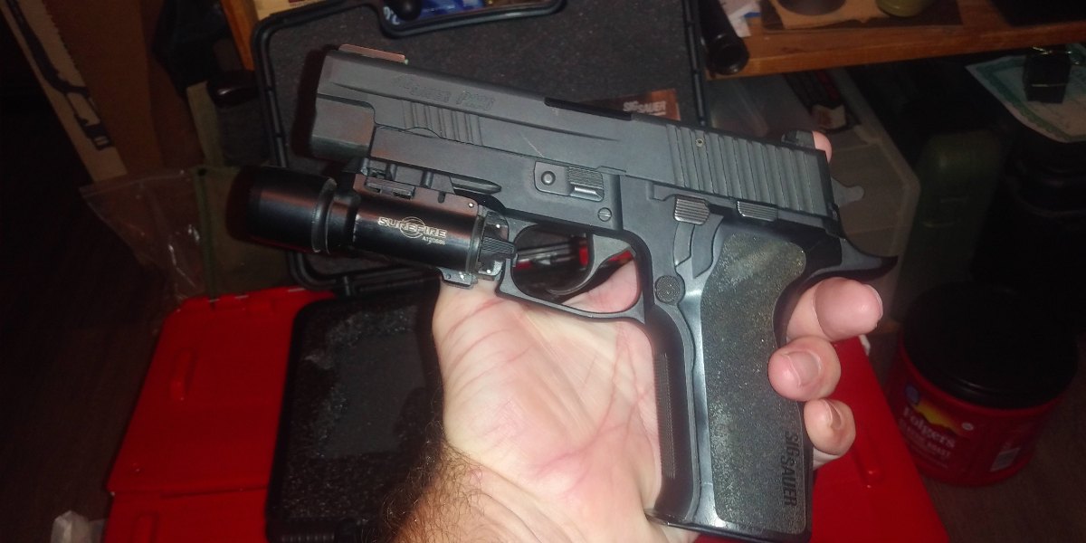 Sig Sauer Sig P226 Tacops, Da/Sa, Decocker, Two Mags, Weak Night Sights ...