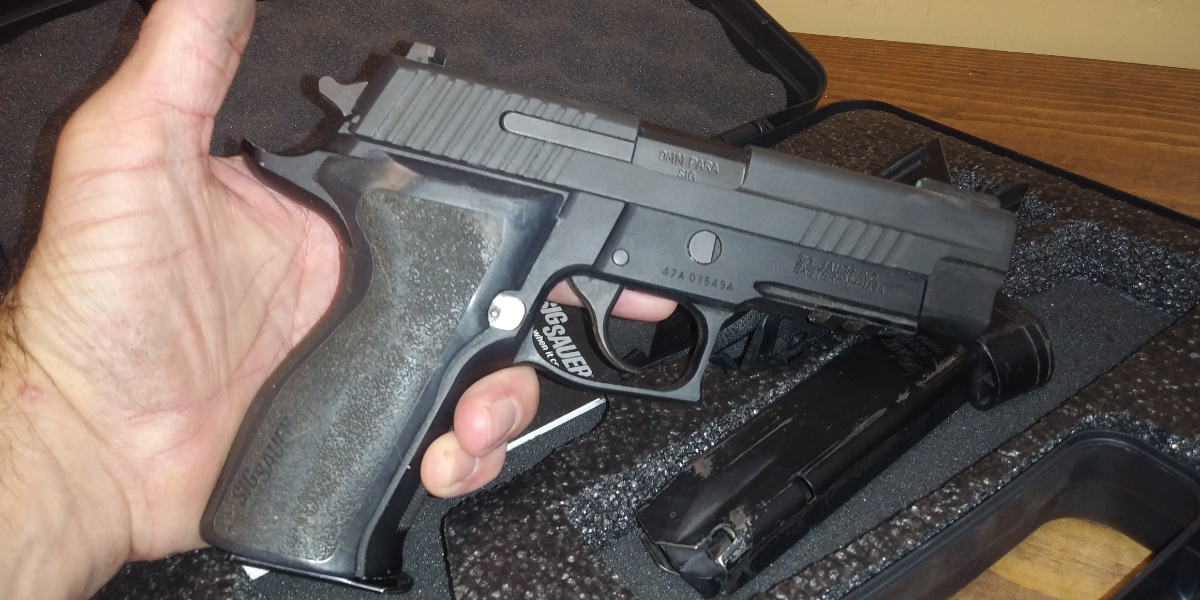 Sig P226 Tacops, Da/Sa, Decocker, Two Mags, 15.00 Shipping 9mm Luger ...