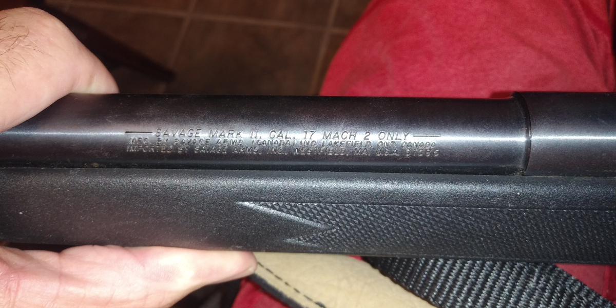 Savage Mark Ii In .17 Mach Ii, W/ Simmons Scope. Bolt Action, Heavy ...