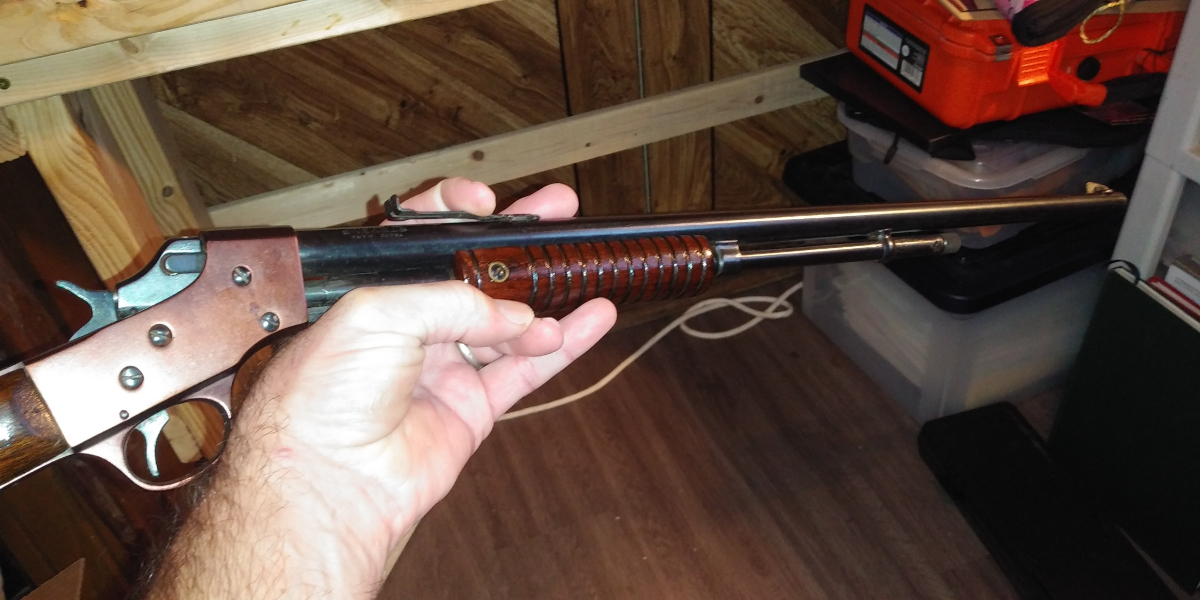 Stevens Visible loading repeater, visible loader, .22 pump, vintage ...