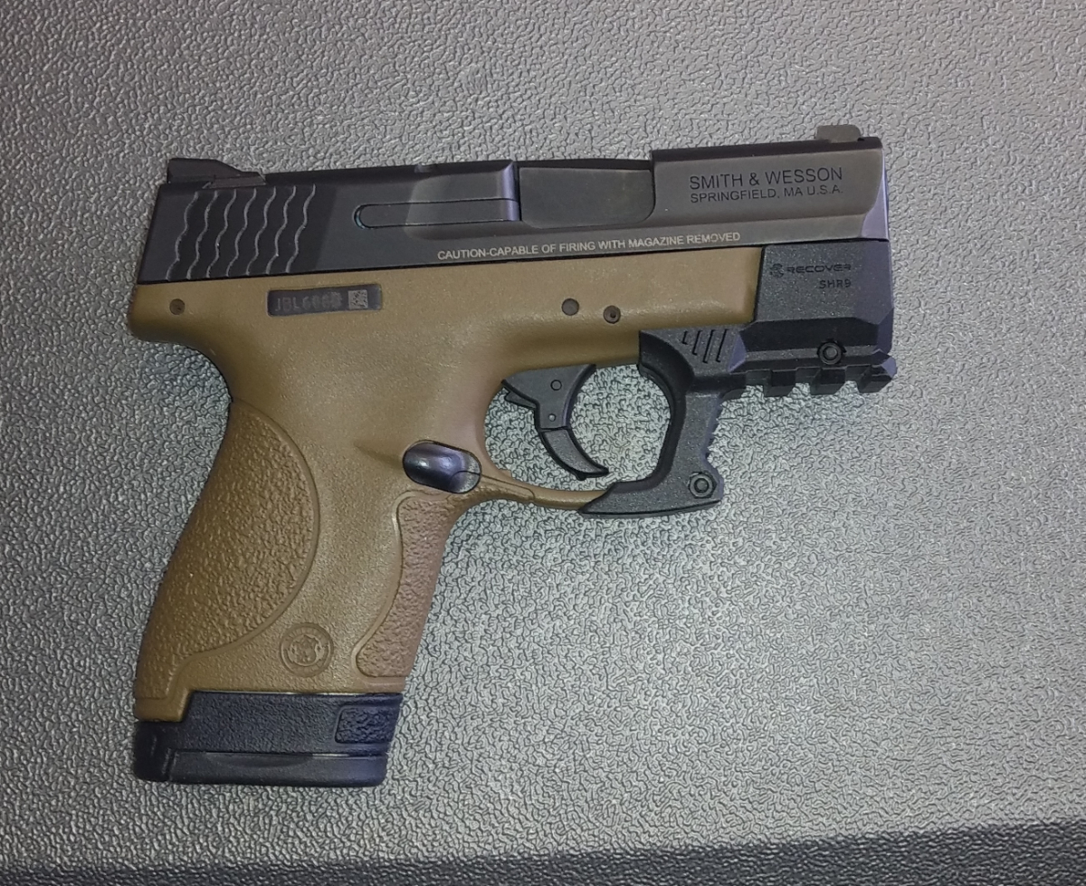Smith & Wesson M&P .40 Shield FDE, two mags and rail included. Good ...
