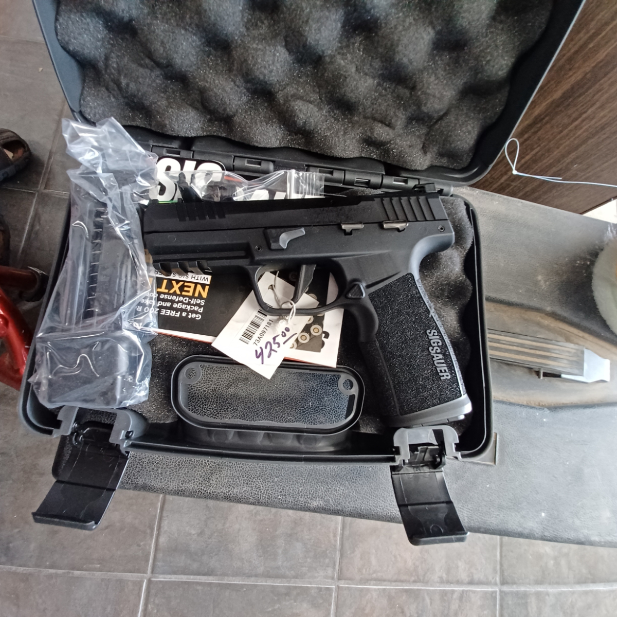 Sig 322, Nib, 2 20 Rnd Magazines, Threaded Barrel Adapter, Fiber Optic ...