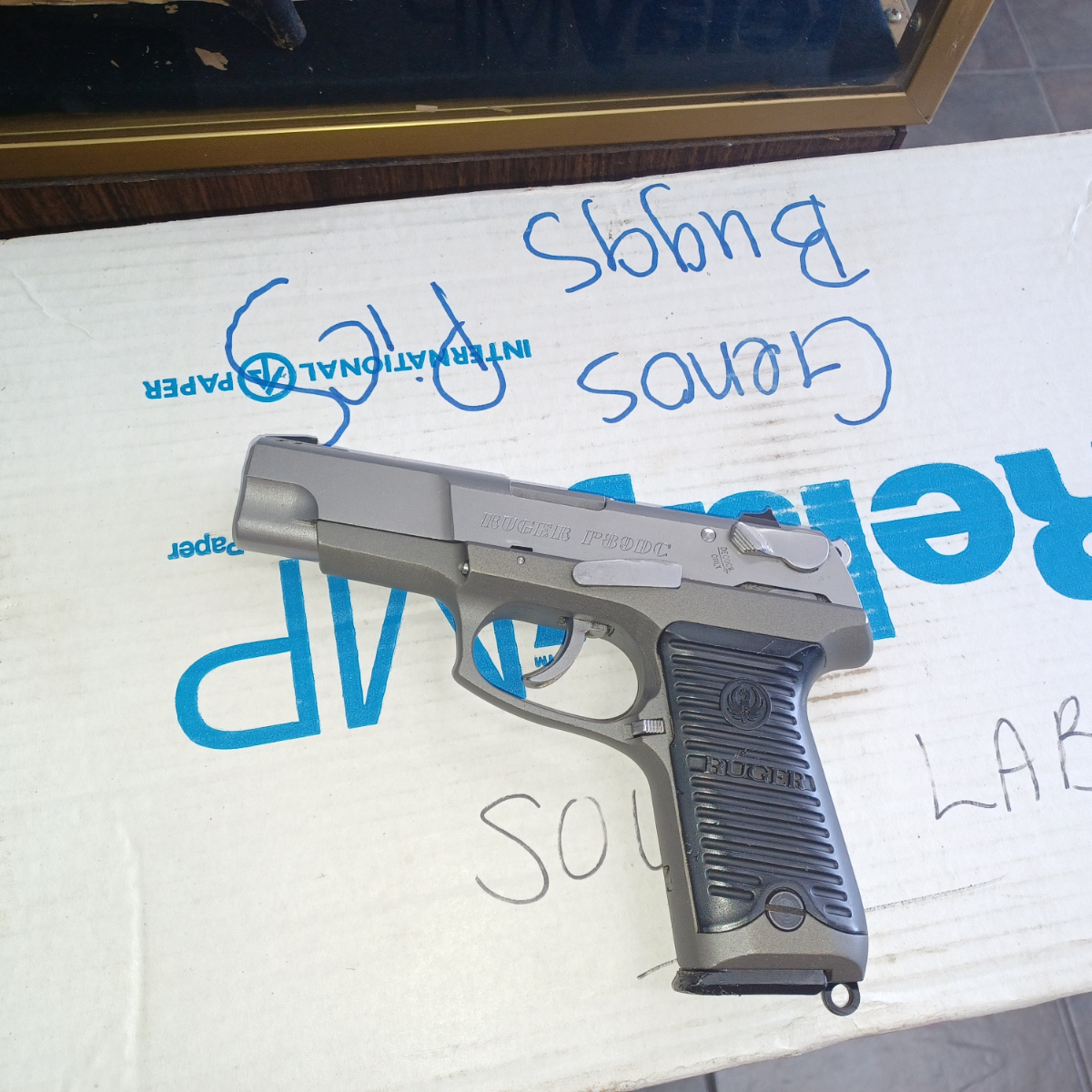 Ruger P89dc P89, `Stainless` One Mag, Nice Gun, $20 Shipping 9mm Luger ...