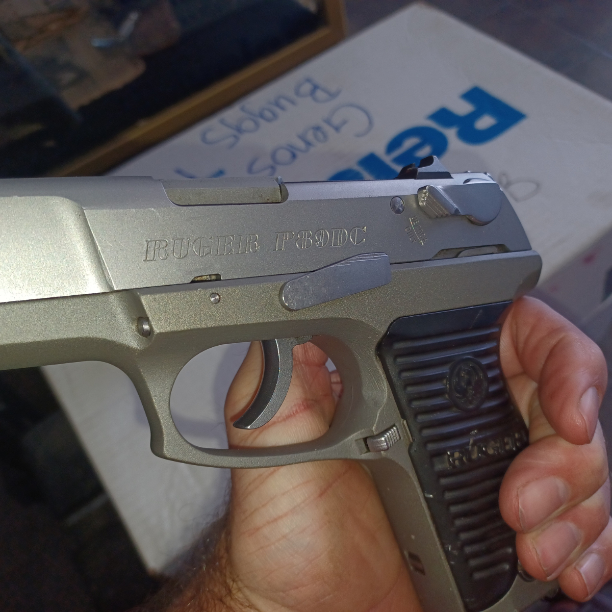 Ruger P89dc P89, `Stainless` One Mag, Nice Gun, $20 Shipping 9mm Luger ...