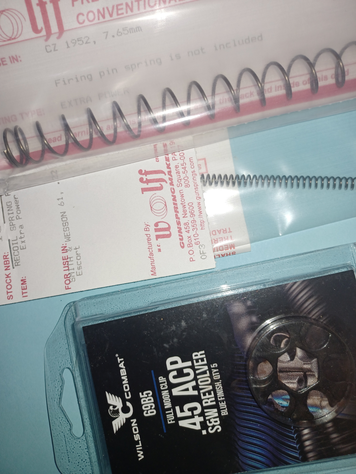 Cz Parts Clean Out. Gunsmith Special, Wolff Spring Sets, 1911 Staking ...