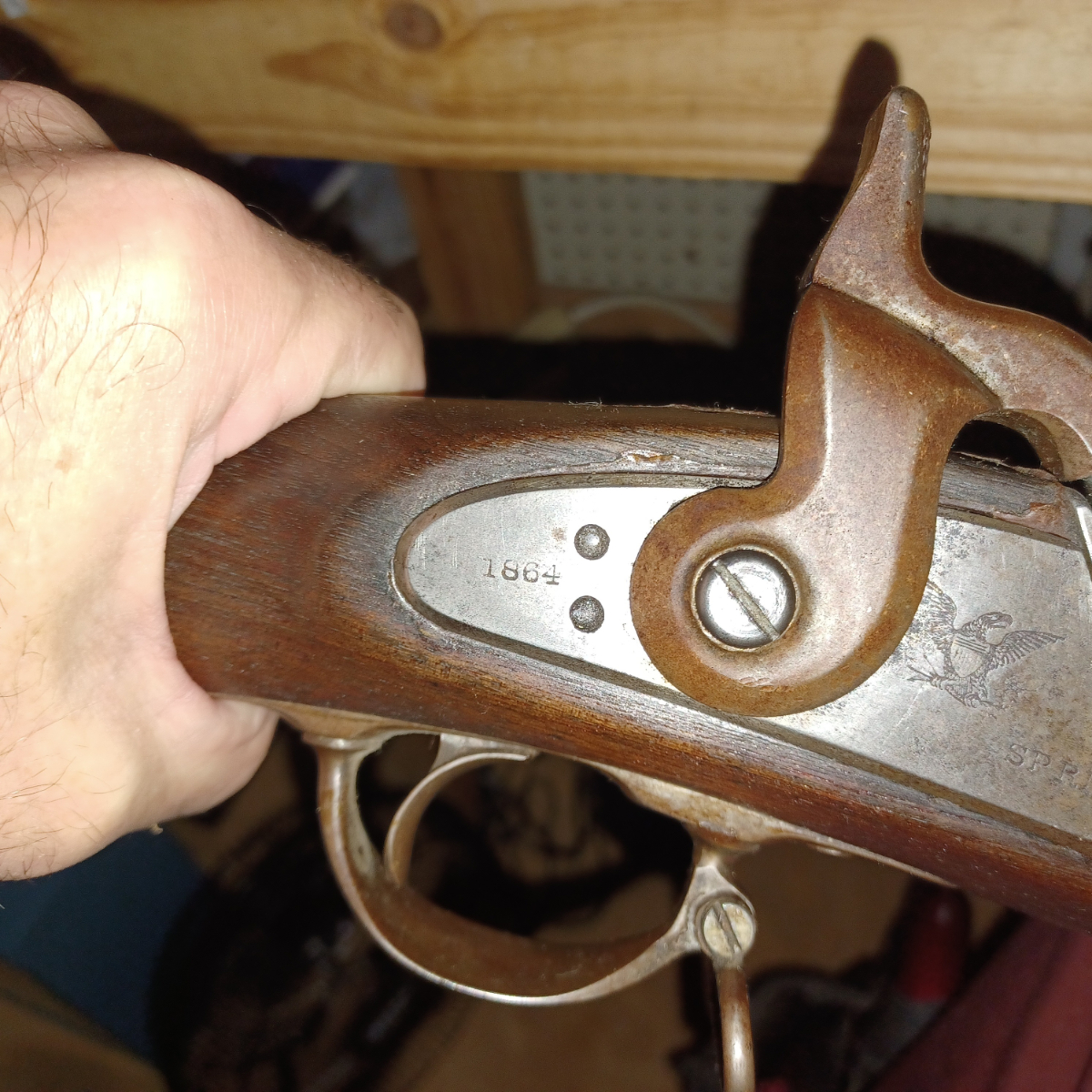 Springfield Armory Civil War Springfield 1863, Made 1864, 1861 Variant ...