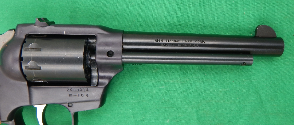 High Standard Double 9, Double Action Revolver, 9 Shot, 95 Plus W ...