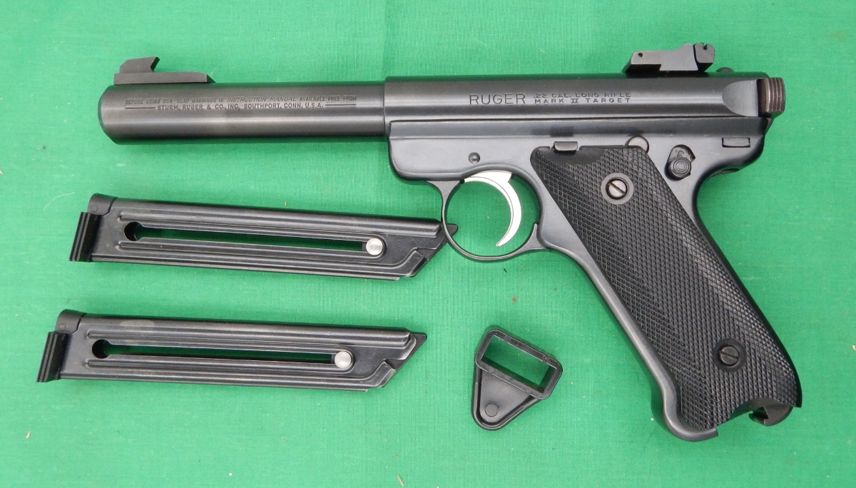 Sturm, Ruger & Co. Ruger Mark Ii Target, Bull Barrel, 97 2 Clips .22 Lr ...