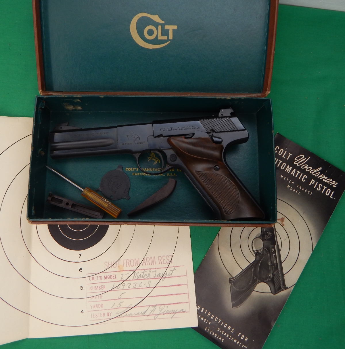 Colts Manufacturing Company Colt Woodsman 3rd Series Match Target Model ...