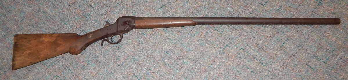 Hopkins & Allen 1885 Patent Falling Block Single Shot Shotgun 12 Gauge ...