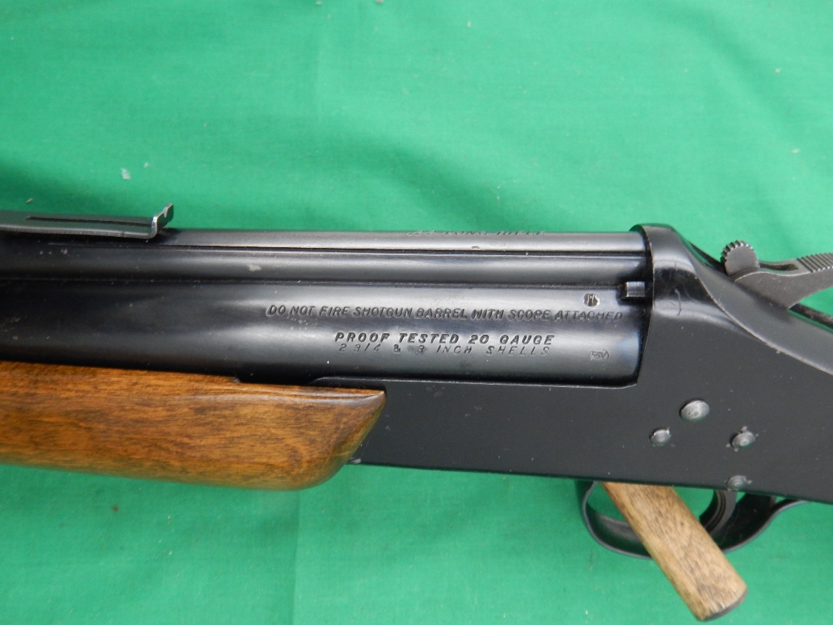 Savage Model 24 S-E, Over Under Combination 24" Bbls Excellent 20 Ga ...