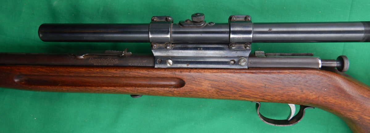 Remington Model 33 Single Shot Bolt Action Rifle, Weaver G6 Scope .22 ...