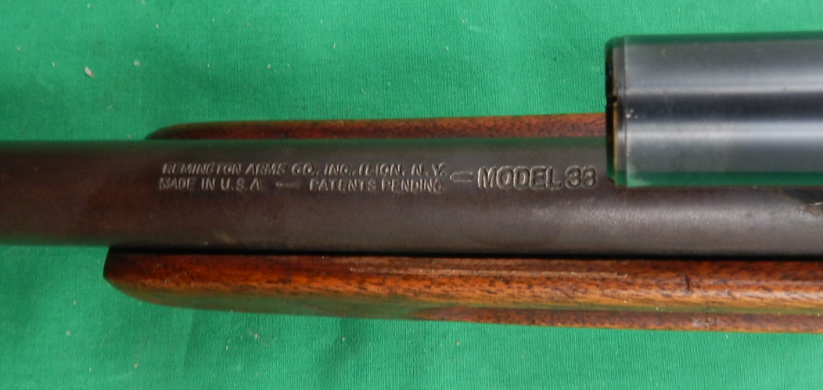 Remington Model 33 Single Shot Bolt Action Rifle, Weaver G6 Scope .22 ...