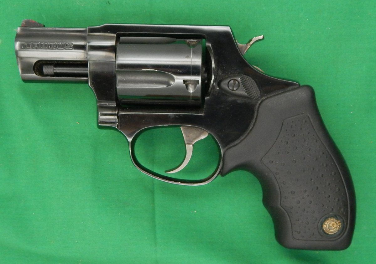 Taurus Da Revolver, Blue, 2" Bbl, W/Blanchi Holster .357 Magnum For ...