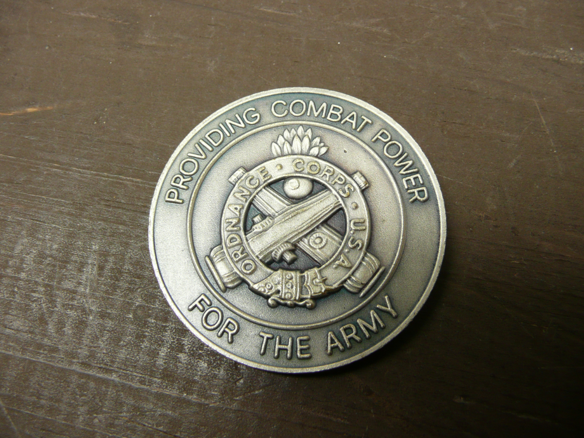 US Army Challenge Coin, 60th Ordnance Group, European Based 17218130 ...