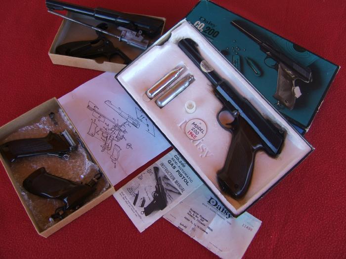 Daisy Model 200 CO2 Pistol Parts Guns