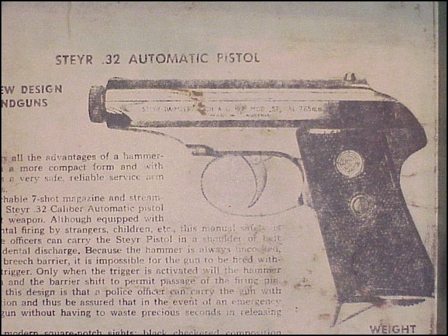 Steyr .32 Automatic Pistol Must Look For Sale at GunAuction.com - 7254537