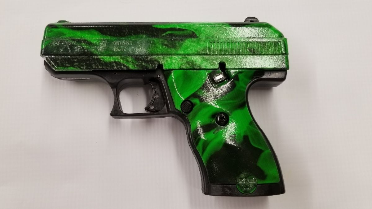 Hi Point C9 Hydro Dipped Green Skulls 9756 9mm Luger For Sale at ...