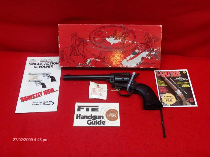 F I E Model Cowboy 22 Lr Single Action For Sale at GunAuction.com - 9536736