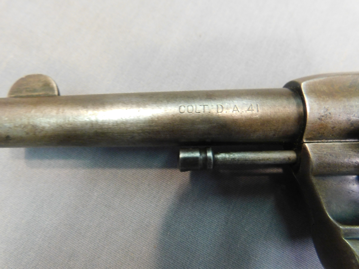 Colt Model 1896 .41 Lc 6 Shot Revolver Mfg 1897 For Sale at GunAuction ...