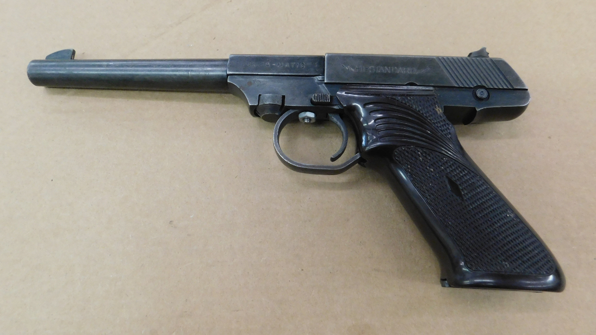 High Standard M-100 Duramatic target/plinker pistol, couple of issues ...