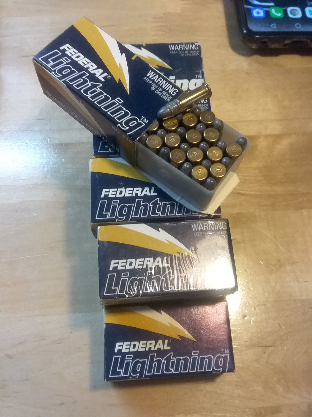 Federal Lightning 500 Rounds Lightning 150 Rounds Being High Velocity ...