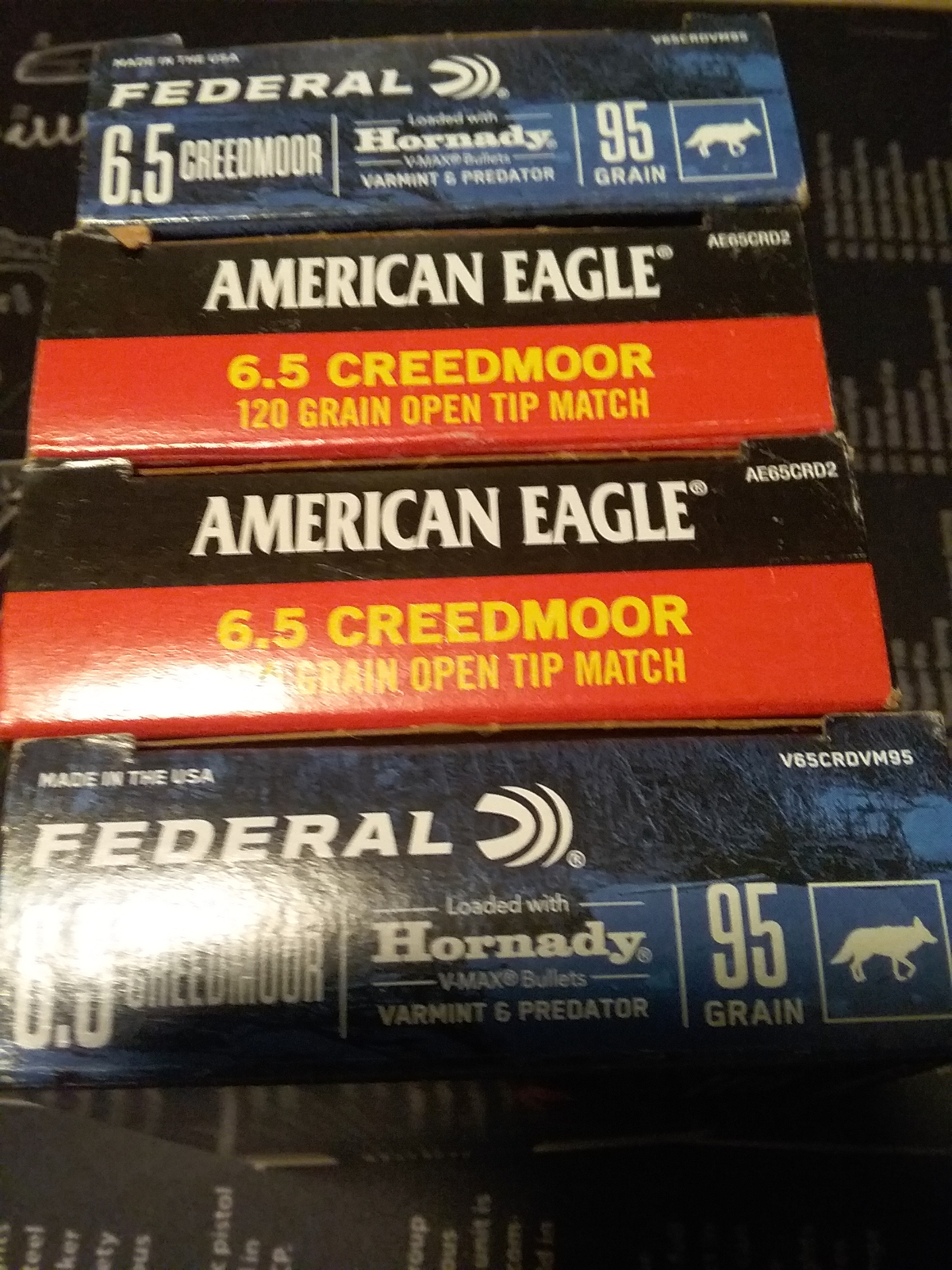 Federal Cartridge Corporation 68 Rounds 6.5 Creedmoor 40 Rounds Are 120 ...