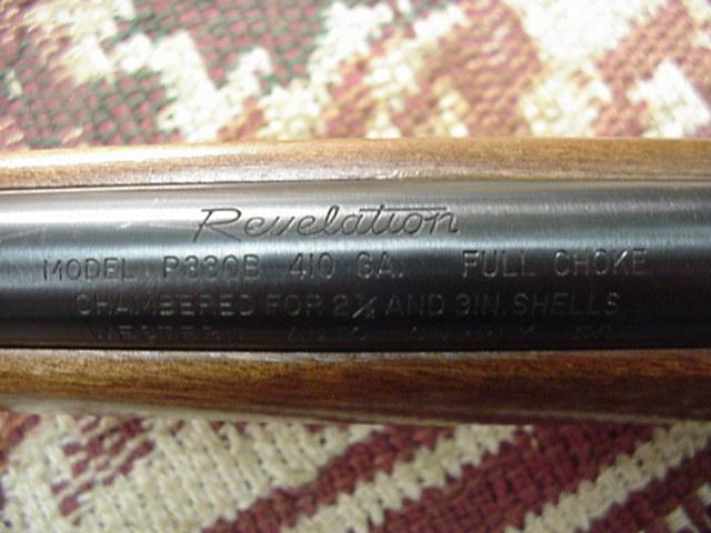 Revelation - Model R330B, 410 Bore, 3 shot repeater, Cutie! - Picture 2