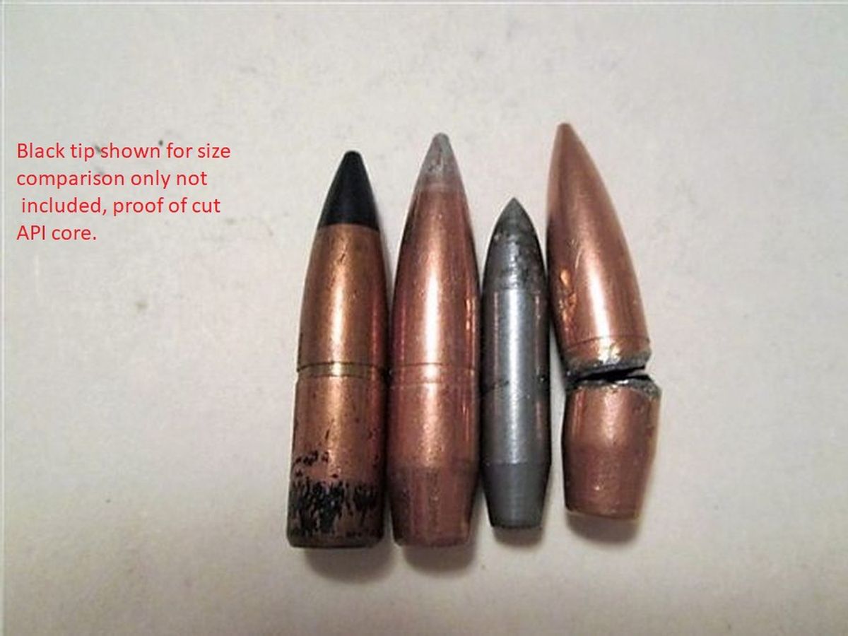 Armor Piercing Incendiary Silver Tip Projectiles 308 30-06 Api Ap 100ct ...