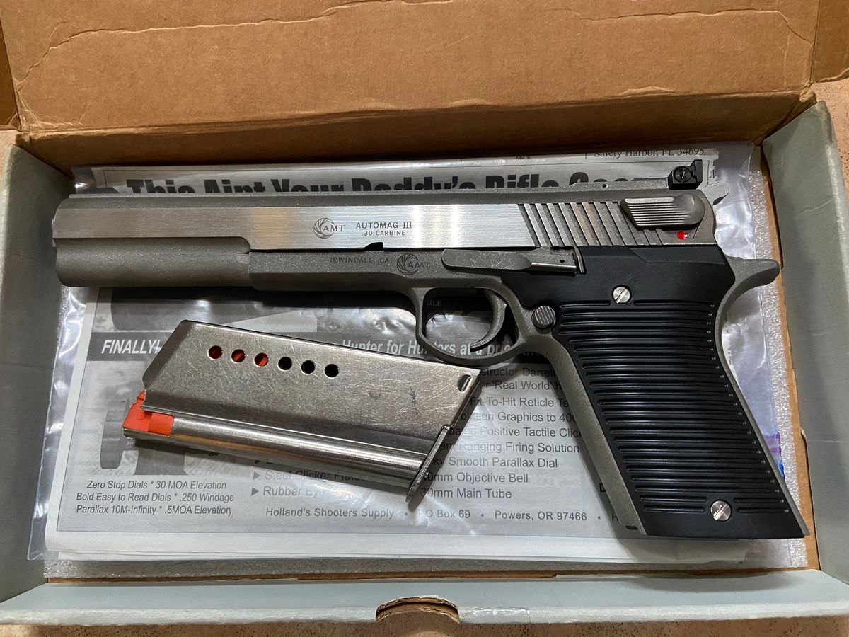AMT Automag III in 30 carbine .30 Carbine 17333546 - GunAuction.com