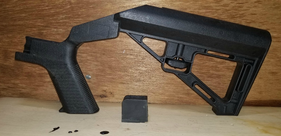 Left Hand Slide Fire The Ssar-15 Ar15 Stock For Sale at GunAuction.com ...