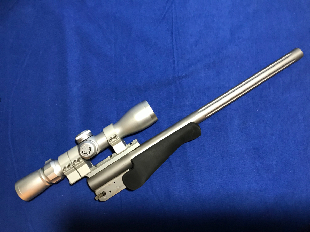 Thompson Contender Encore Stainless 15 Barrel In .308 Win. Scope Is ...