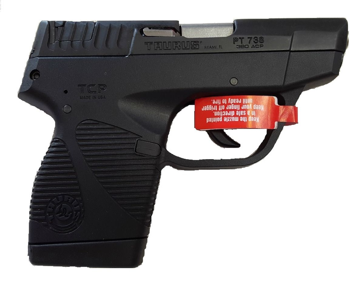 Taurus 738 TCP FS Pistol .380 ACP Black w/Tactical Slide Wings PT738 ...