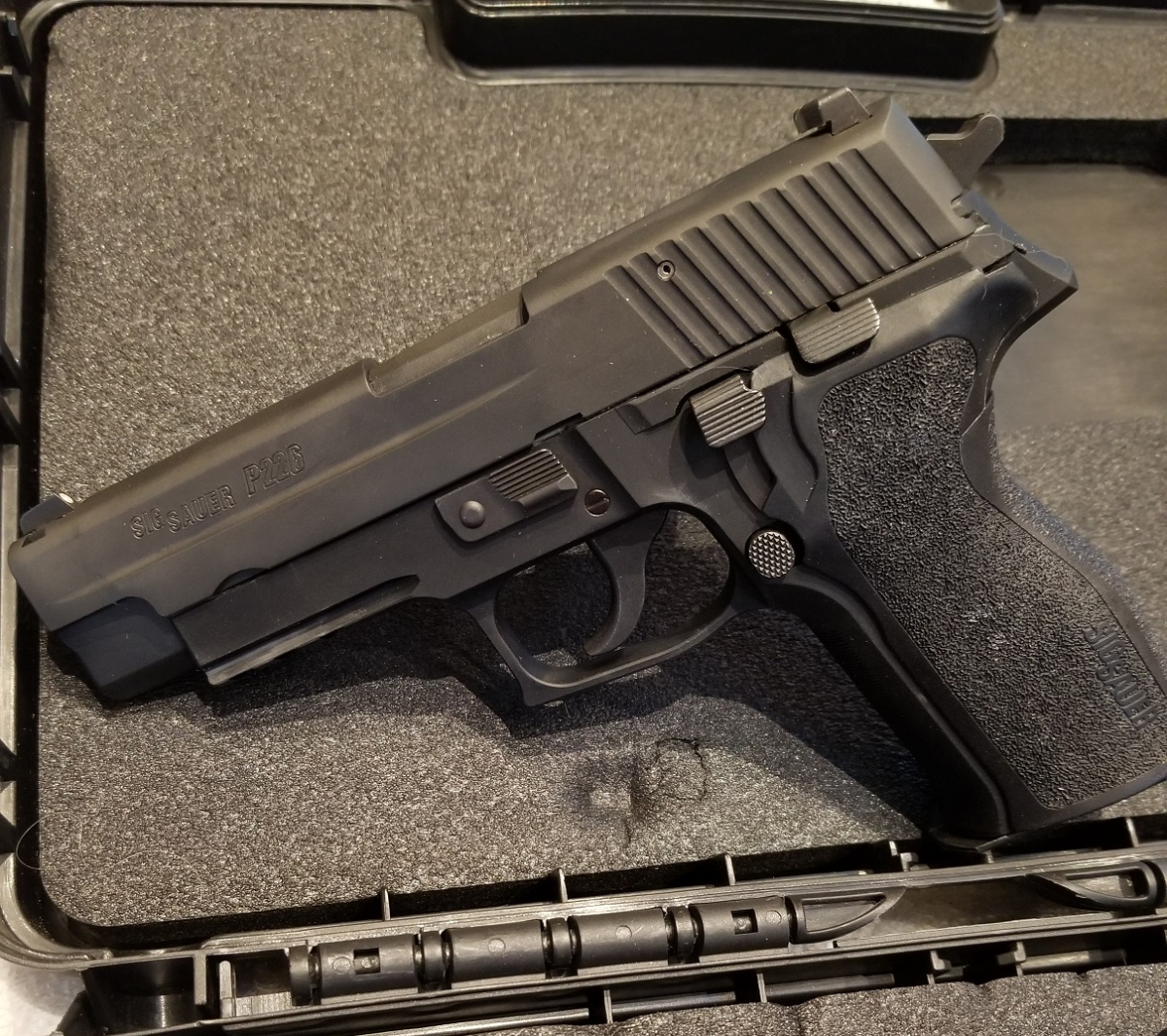 SIG Sauer P226 TacPac-L 40 Smith & Wesson 4.4" 12+1 STL-900L Laser ...