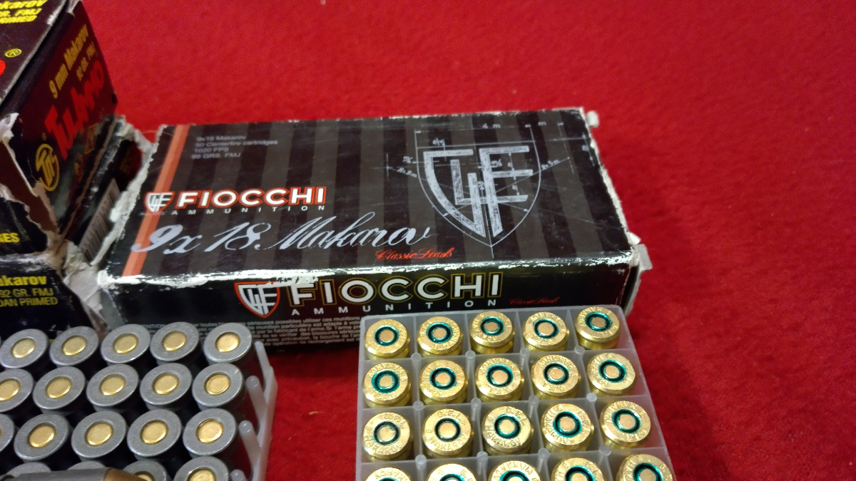 Fiocchi 286 Rounds-Factory-9mm-Makarov-9x18 9mm Makarov For Sale at ...