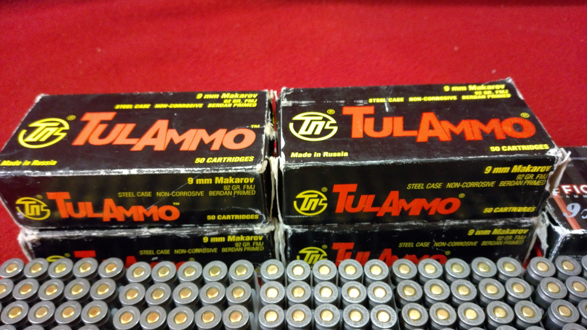 Fiocchi 286 Rounds-Factory-9mm-Makarov-9x18 9mm Makarov For Sale at ...