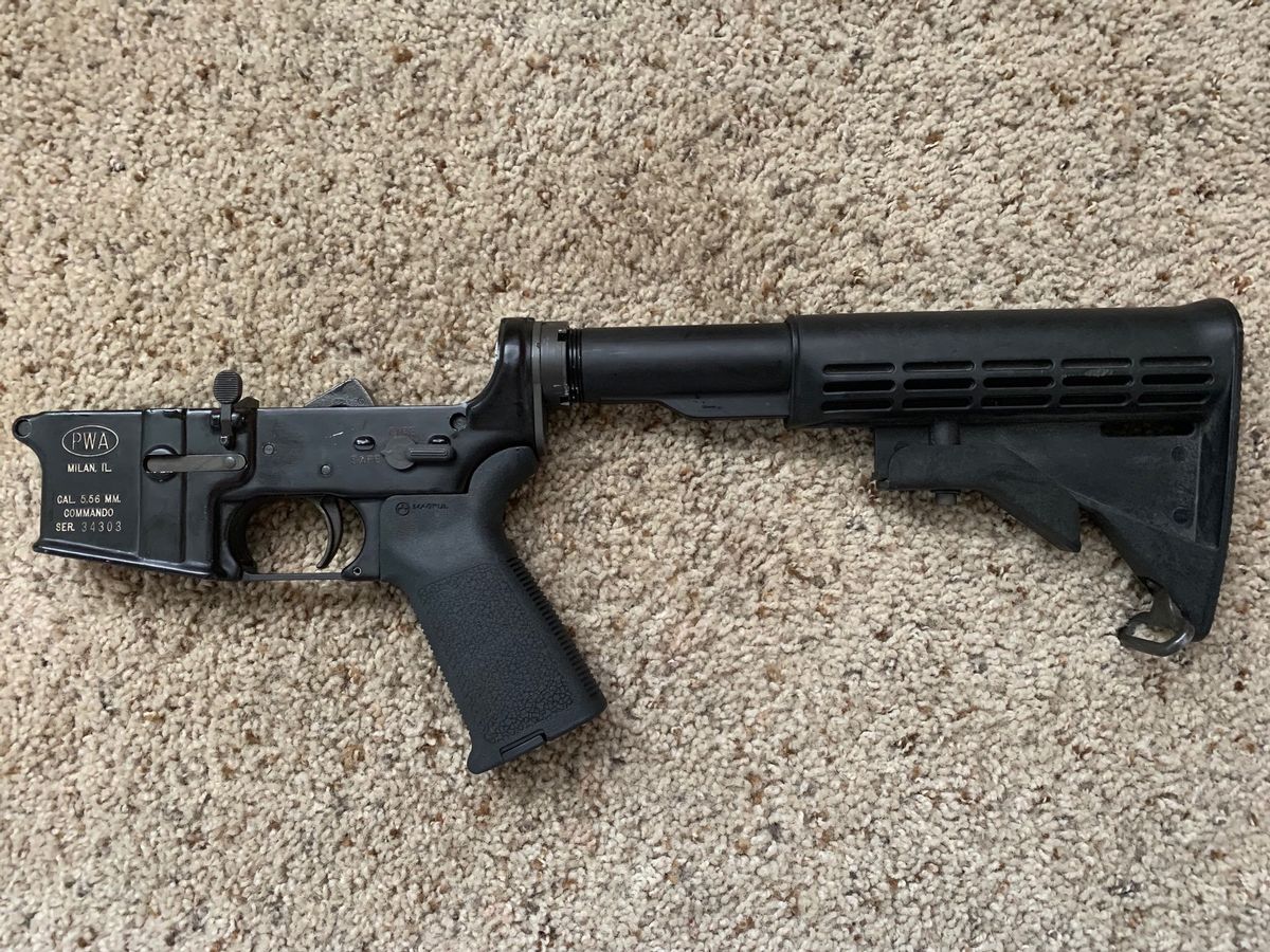 Pac West Arms (Pwa) Pre-Ban Pwa Commando 5.56 Ar15 Complete Lower 5 ...